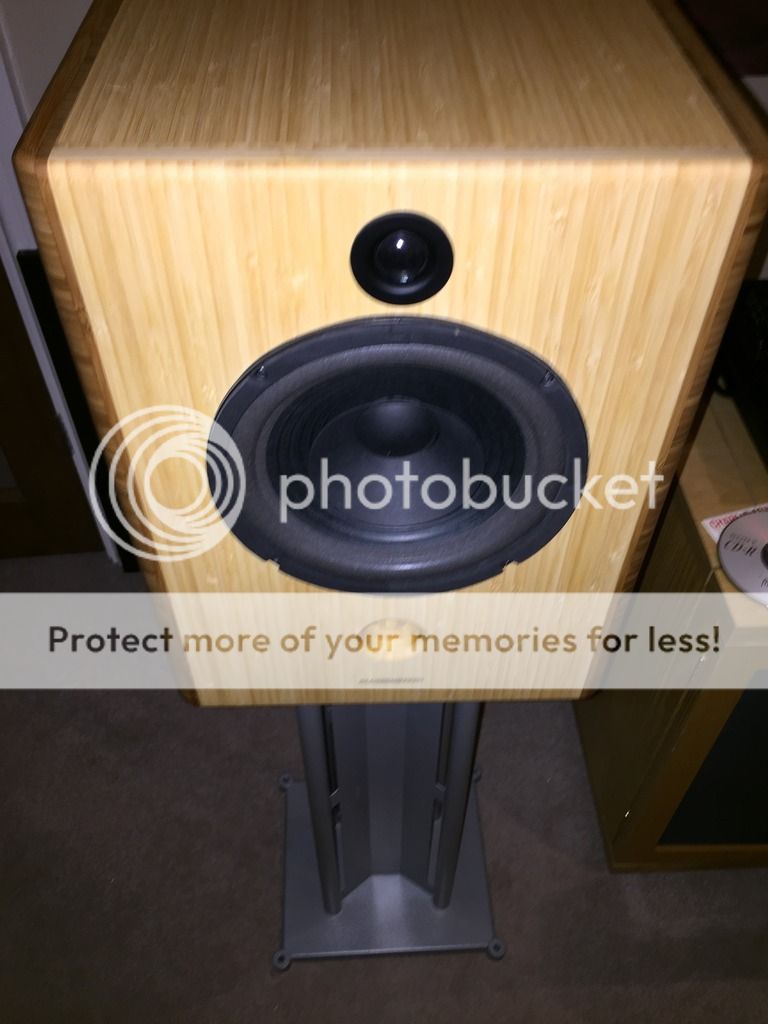 Blumenstein Audio - Triton speakers with Partington stands