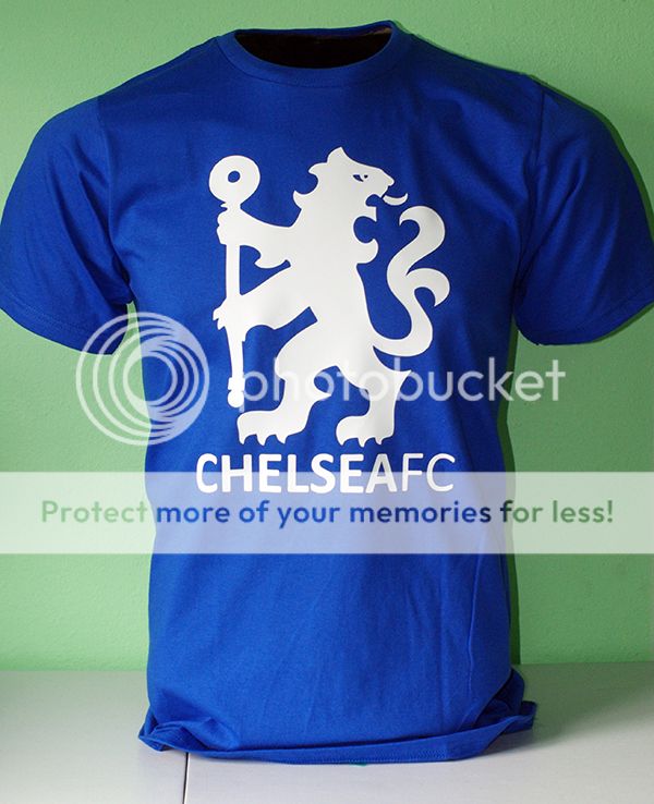 Chelsea FC Football Soccer T Shirt Jersey - Lion symbol